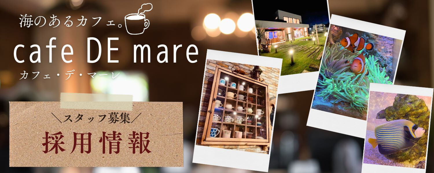 cafe DE mare 採用ホームページ [採用・求人情報]